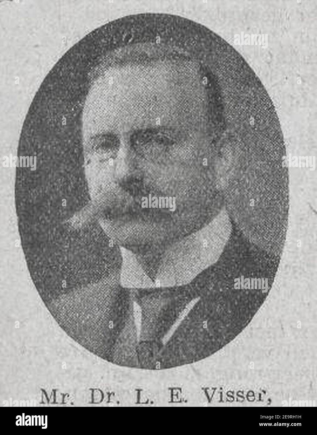 Mr. Dr. L. E. Visser Stock Photo - Alamy