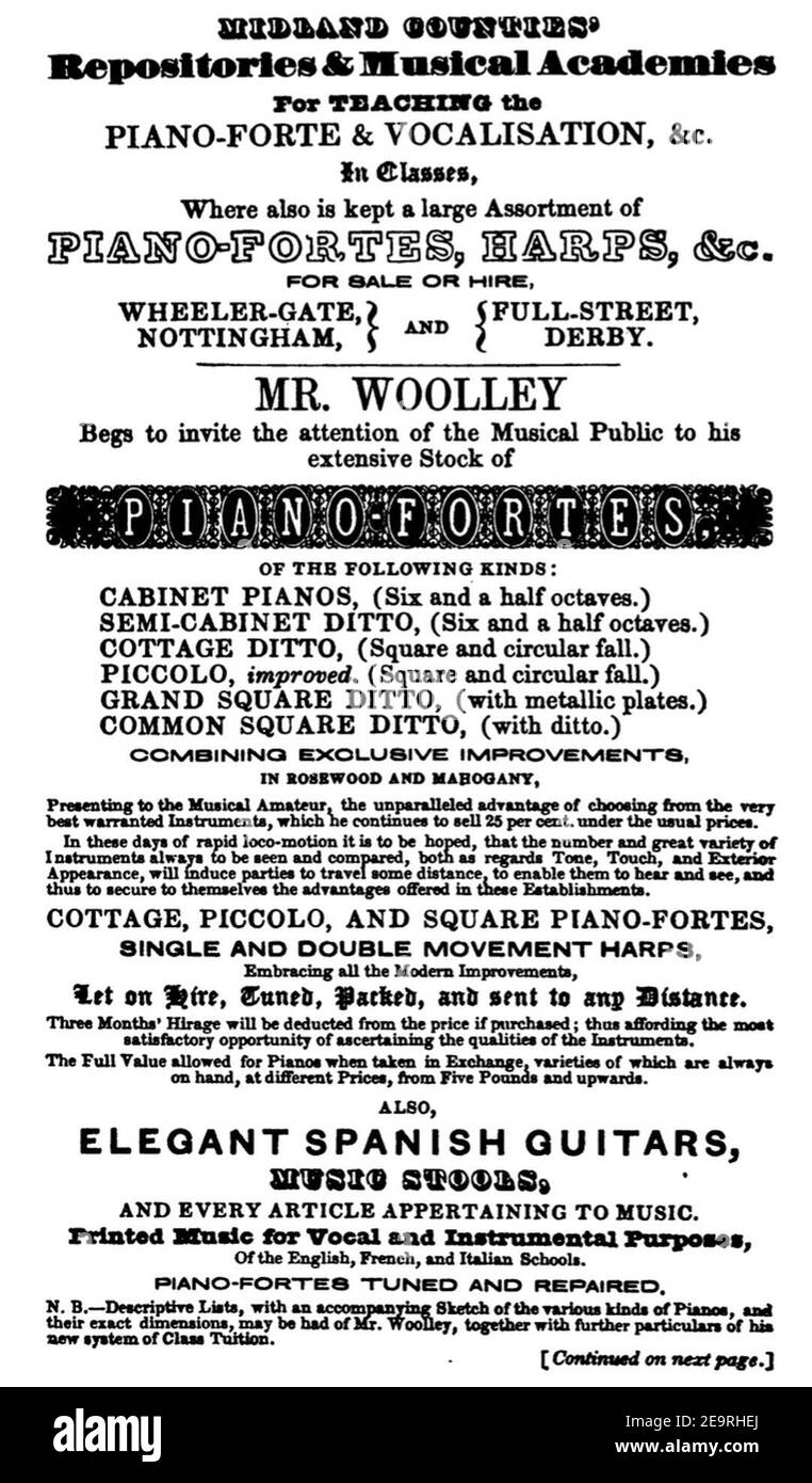 Mr. Woolley, Nottingham 01 Stock Photo - Alamy