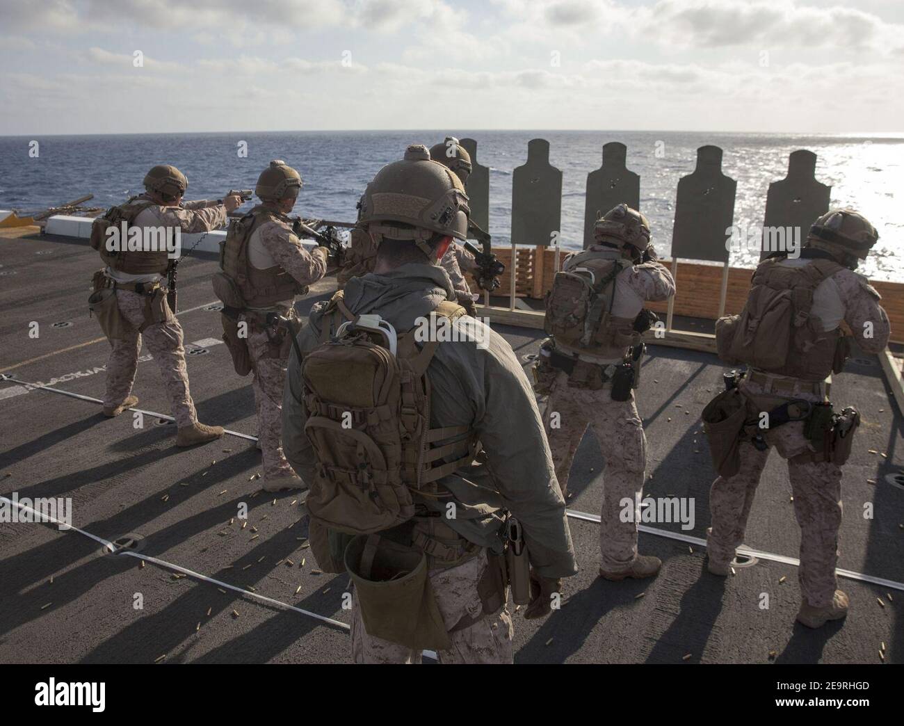 MRF Marines Gun Shoot Stock Photo - Alamy