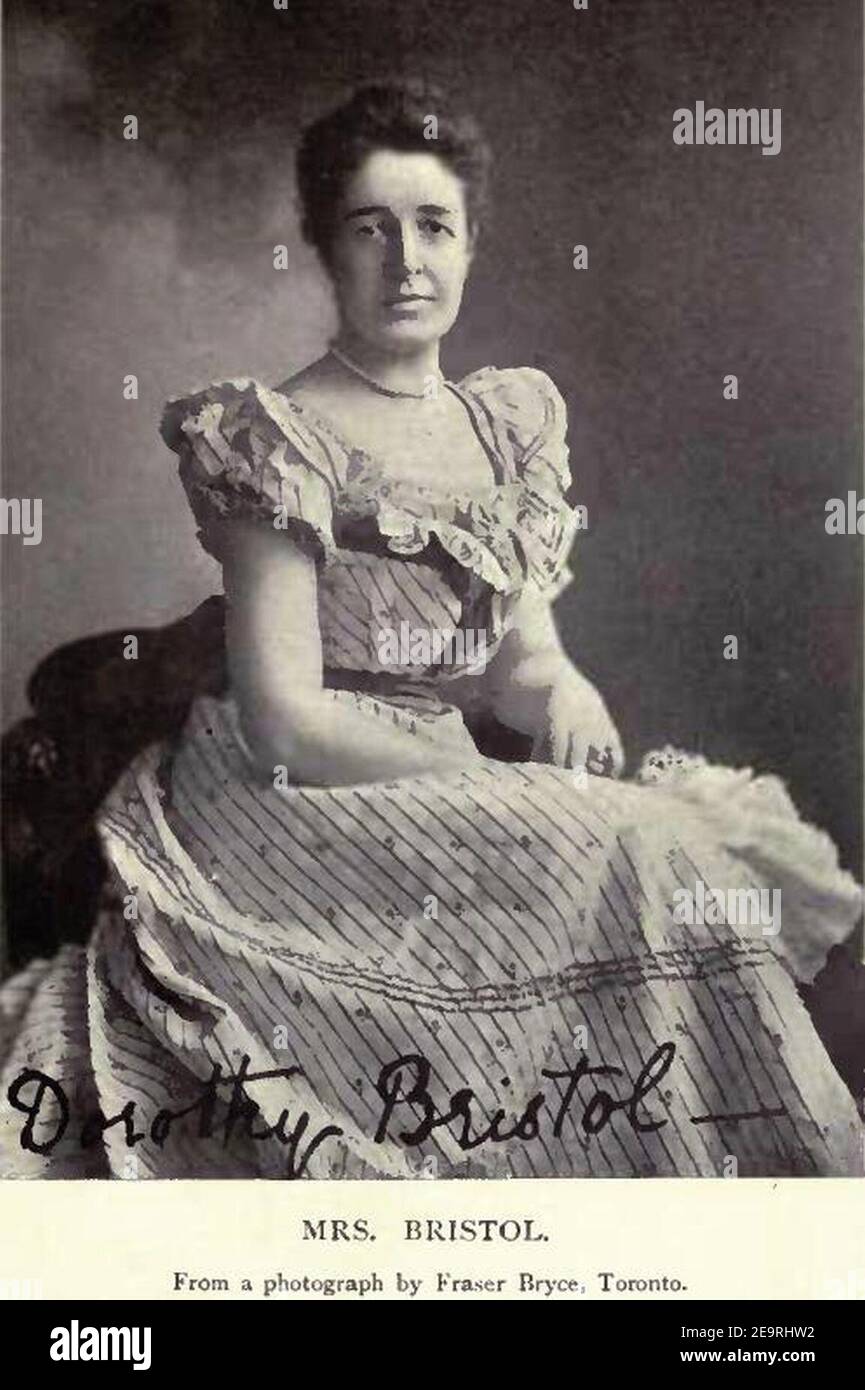 Mrs Dorothy Bristol by Fraser Bryce, Toronto Stock Photo - Alamy