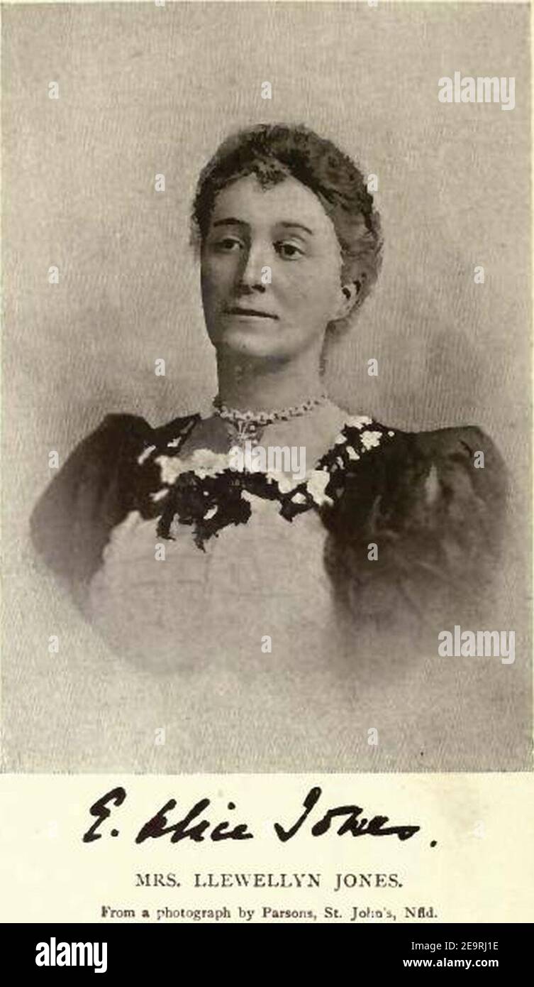 Mrs Elizabeth Alice Jones by Parsons, St. John's, Nfld Stock Photo - Alamy