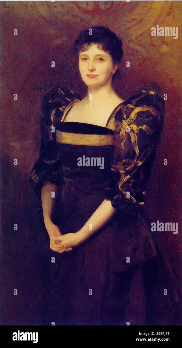 Mrs George Lewis Stock Photo - Alamy