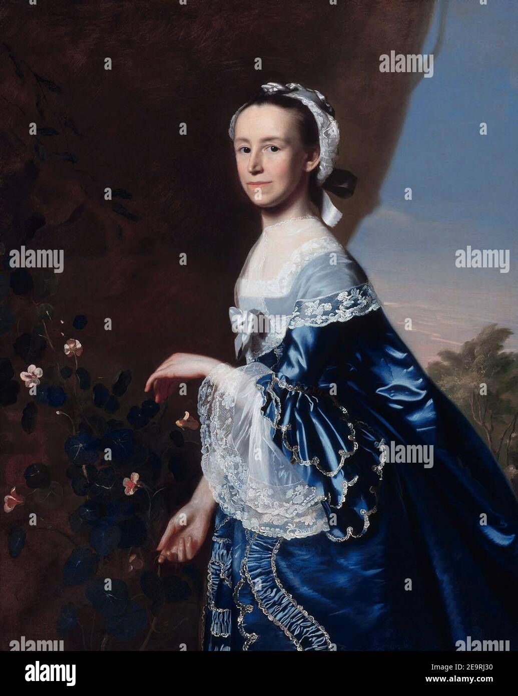 Mrs James Warren (Mercy Otis), by John Singleton Copley Stock Photo - Alamy