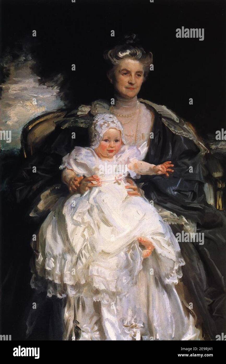Mrs Henry Phipps and Her Grandson Winston John Singer Sargent 1907 ...