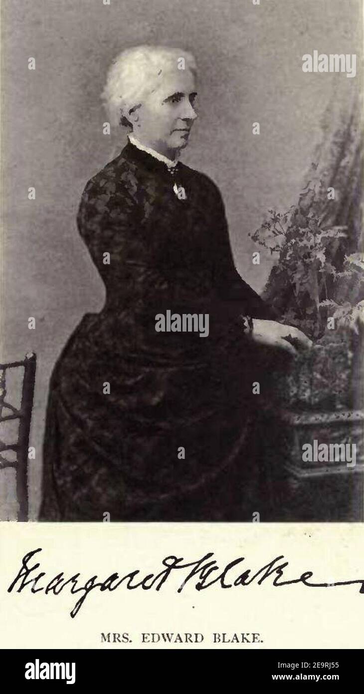 Mrs Margaret Blake wife of Edward Blake Stock Photo - Alamy