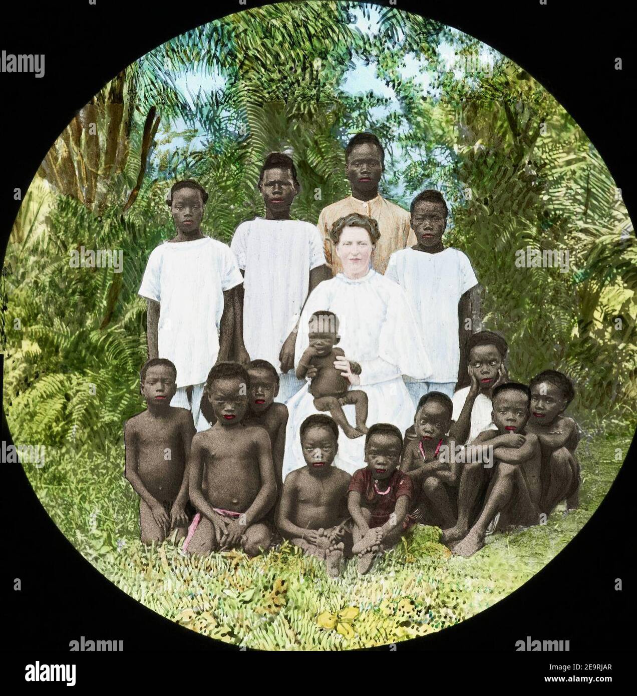 Mrs Stannard with boys and baby, Congo, ca. 1900-1915 (IMP-CSCNWW33-OS12-20 Stock Photo - Alamy