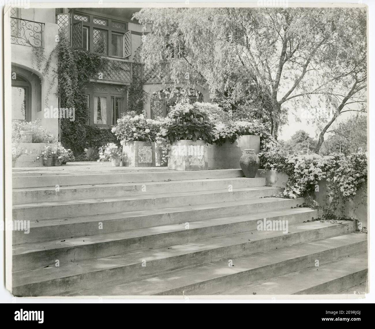 Mrs. Albert Herter, East Hampton, blue & white garden - photographs ...