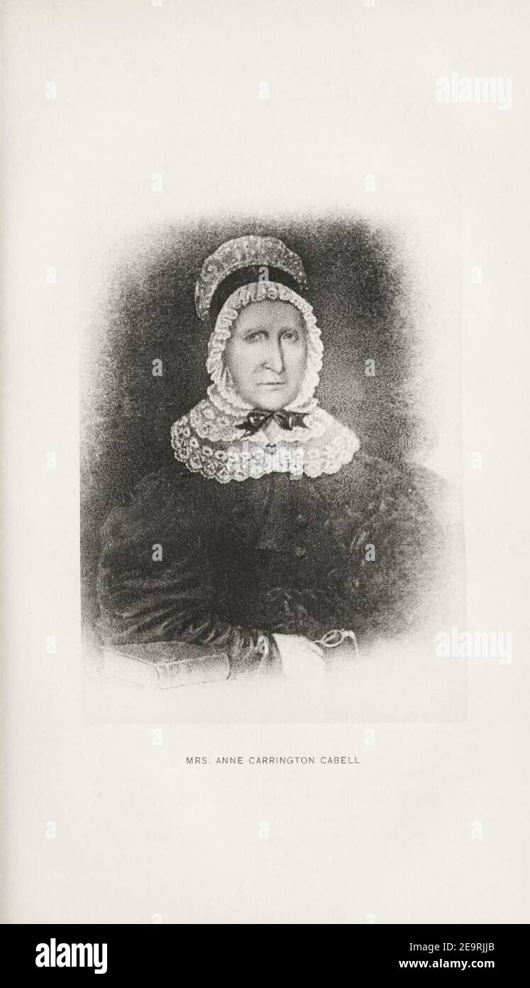 Mrs. Anne Carrington Cabell, by George Cooke Stock Photo - Alamy