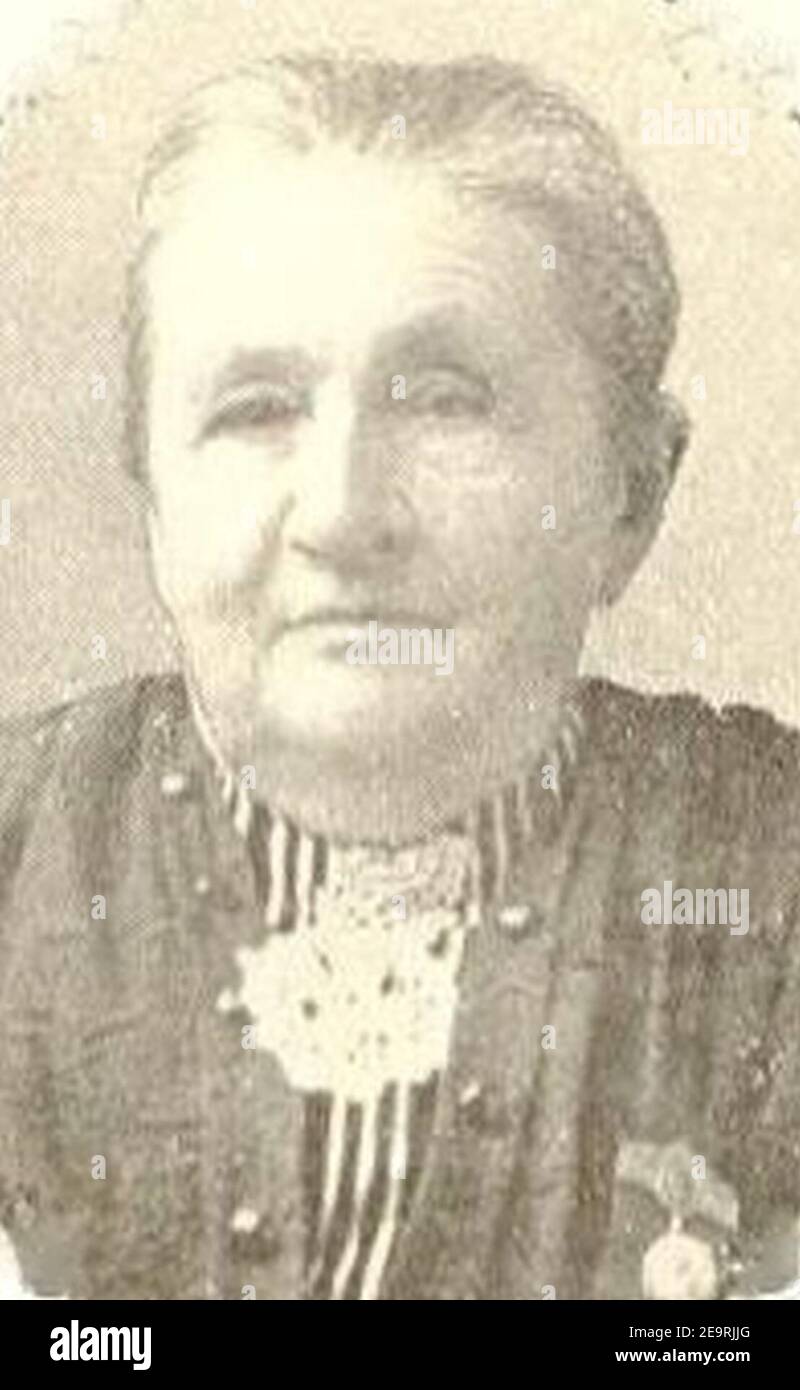 Mrs. Anna Maria B. Schram, c. 1910 Stock Photo - Alamy