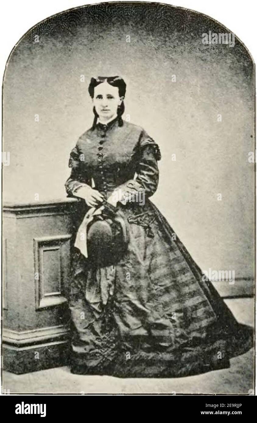 Mrs. Ann E. Harlan - History of Iowa Stock Photo - Alamy