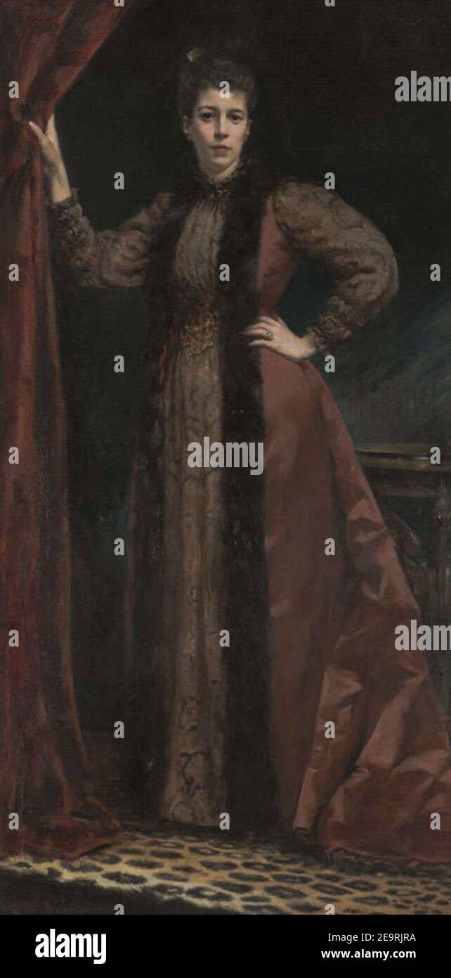 Mrs. Beckwith, James Carroll Beckwith Stock Photo - Alamy