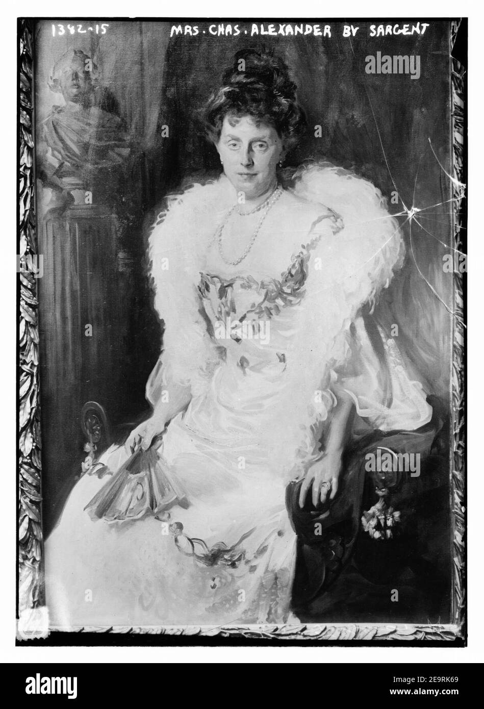 Mrs. Charles Alexander by Sargent - Sargent Stock Photo - Alamy