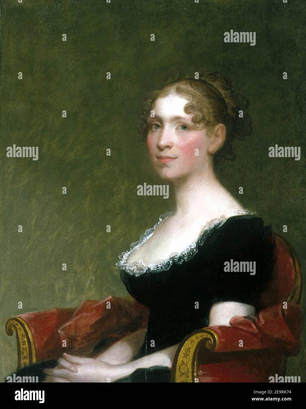 Mrs. Charles Davis (Eliza Bussey) (1783–1841 Stock Photo - Alamy