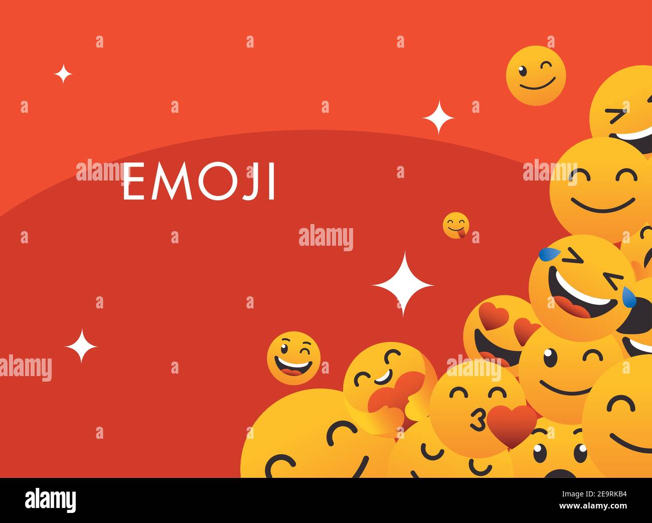 Happy emojis faces icon bundle design, Emoticon cartoon expression and ...