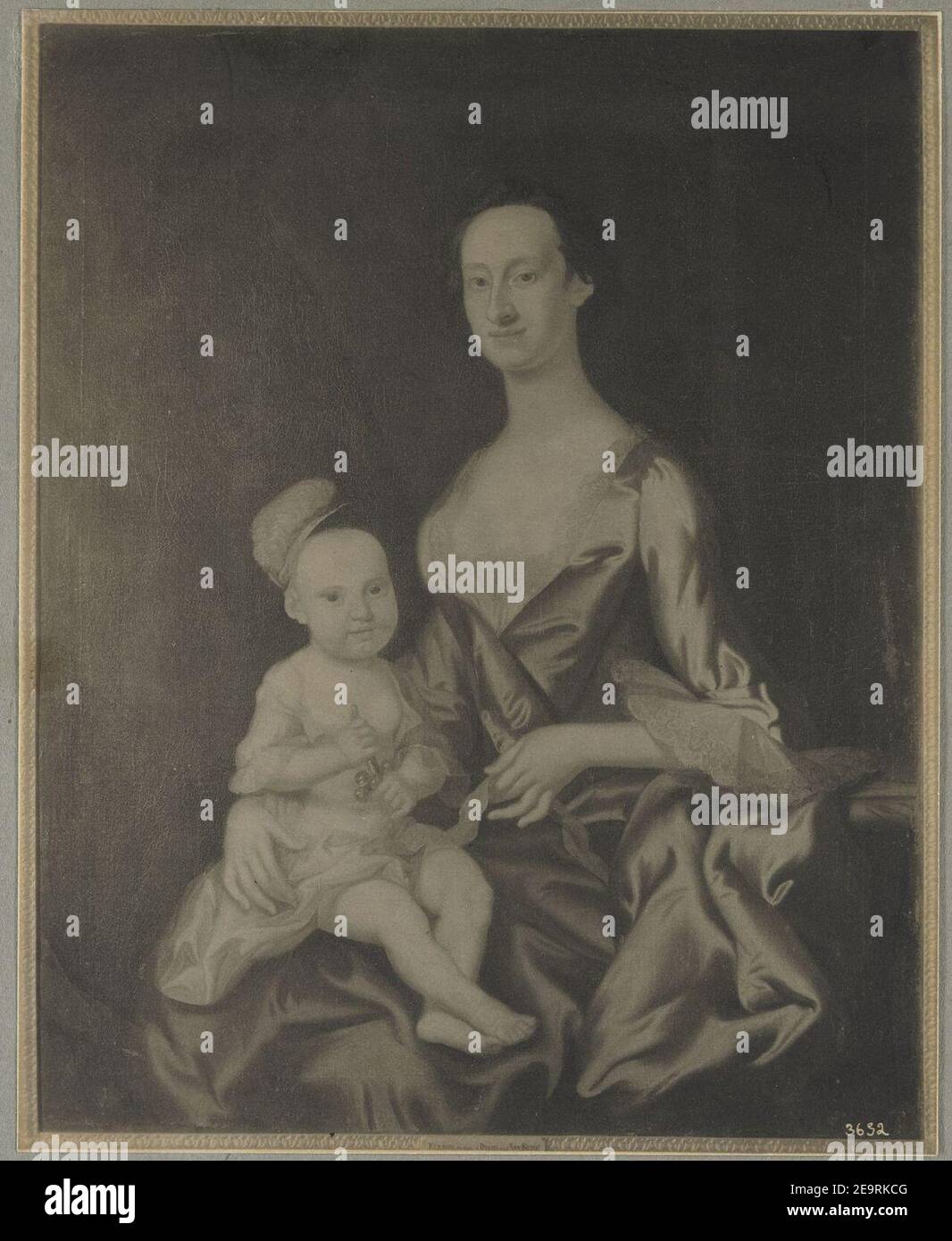Mrs. Daniel Carroll (Eleanor Carroll) of Upper Marlboro and Her Son ...