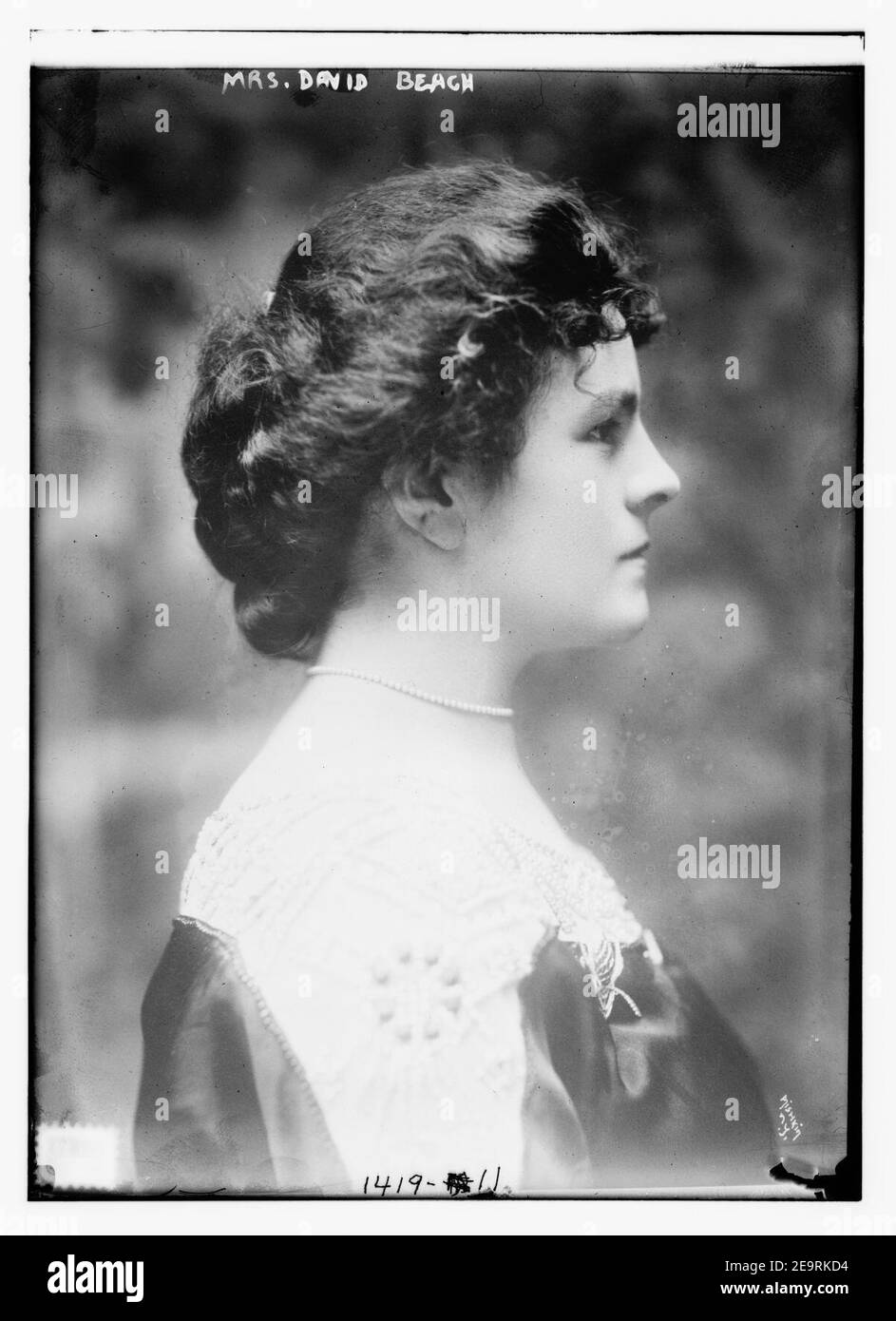 Mrs. David Beach Stock Photo - Alamy