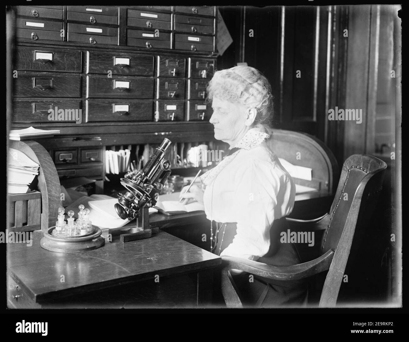 Mrs. F.W. Patterson engaged in scientific research for over 20 years ...