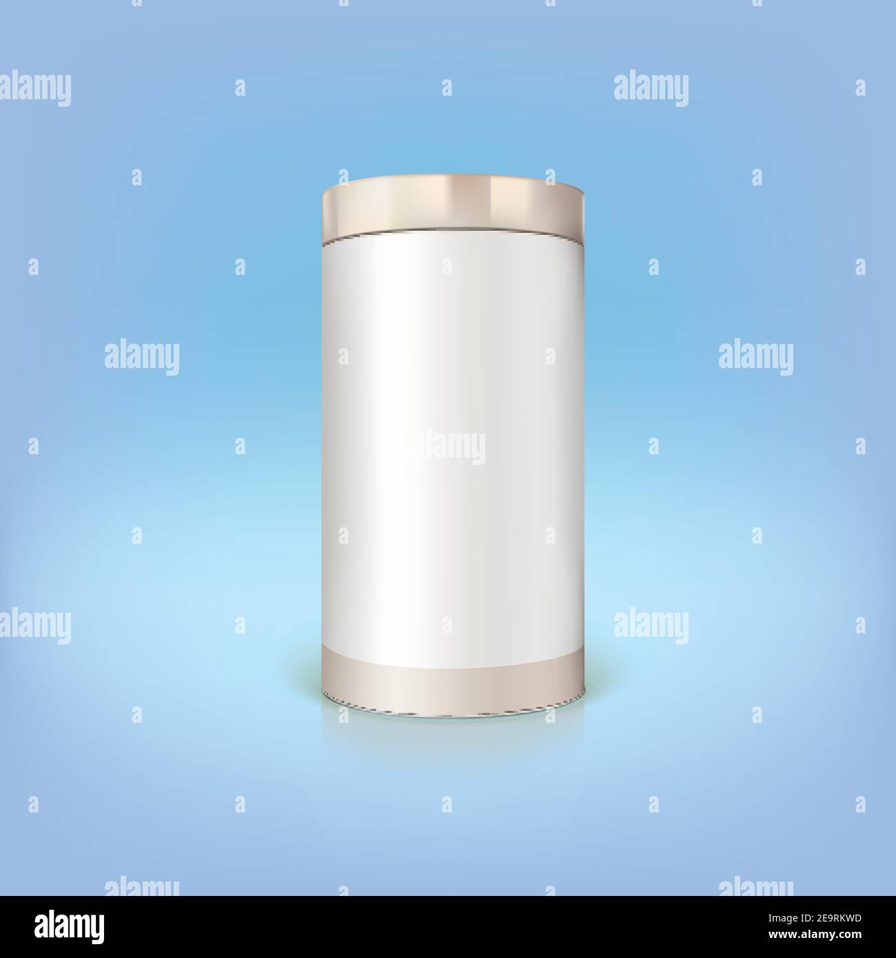 Round tin packaging Stock Vector Image & Art - Alamy