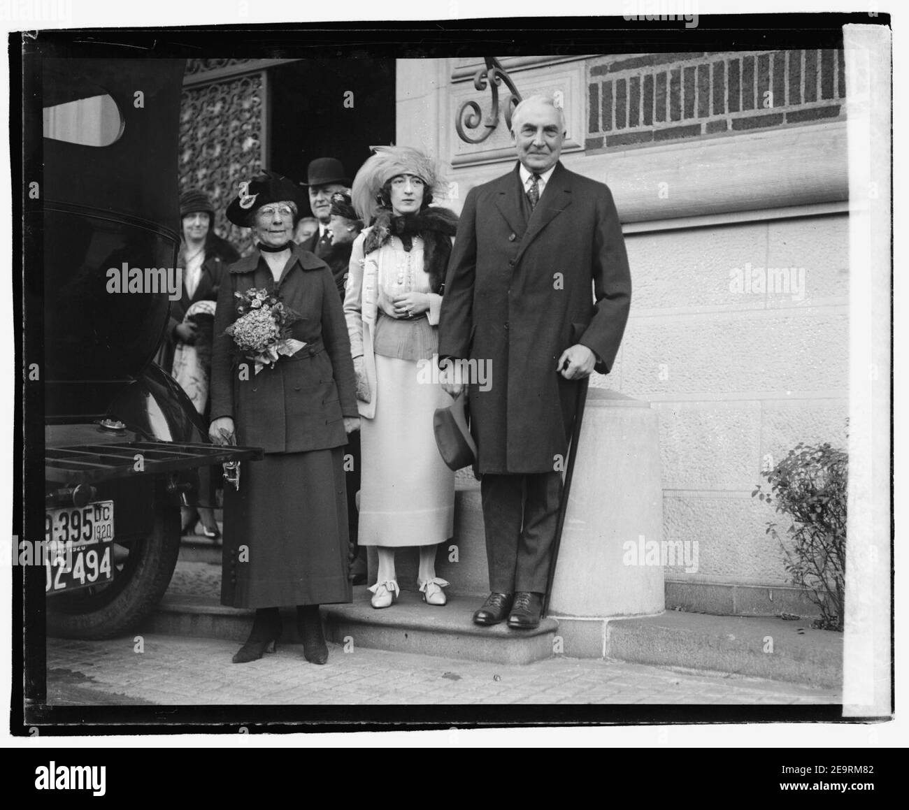 Mrs. Harding, Mrs. McLean & Mr. Harding Stock Photo - Alamy