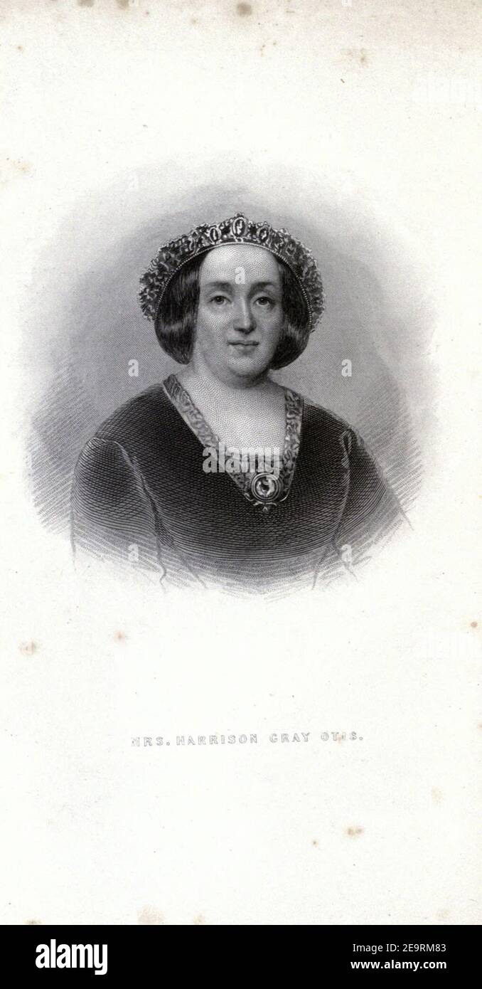 Mrs. Harrison Gray Otis Queensofamerican00elleiala 0330 Stock Photo - Alamy