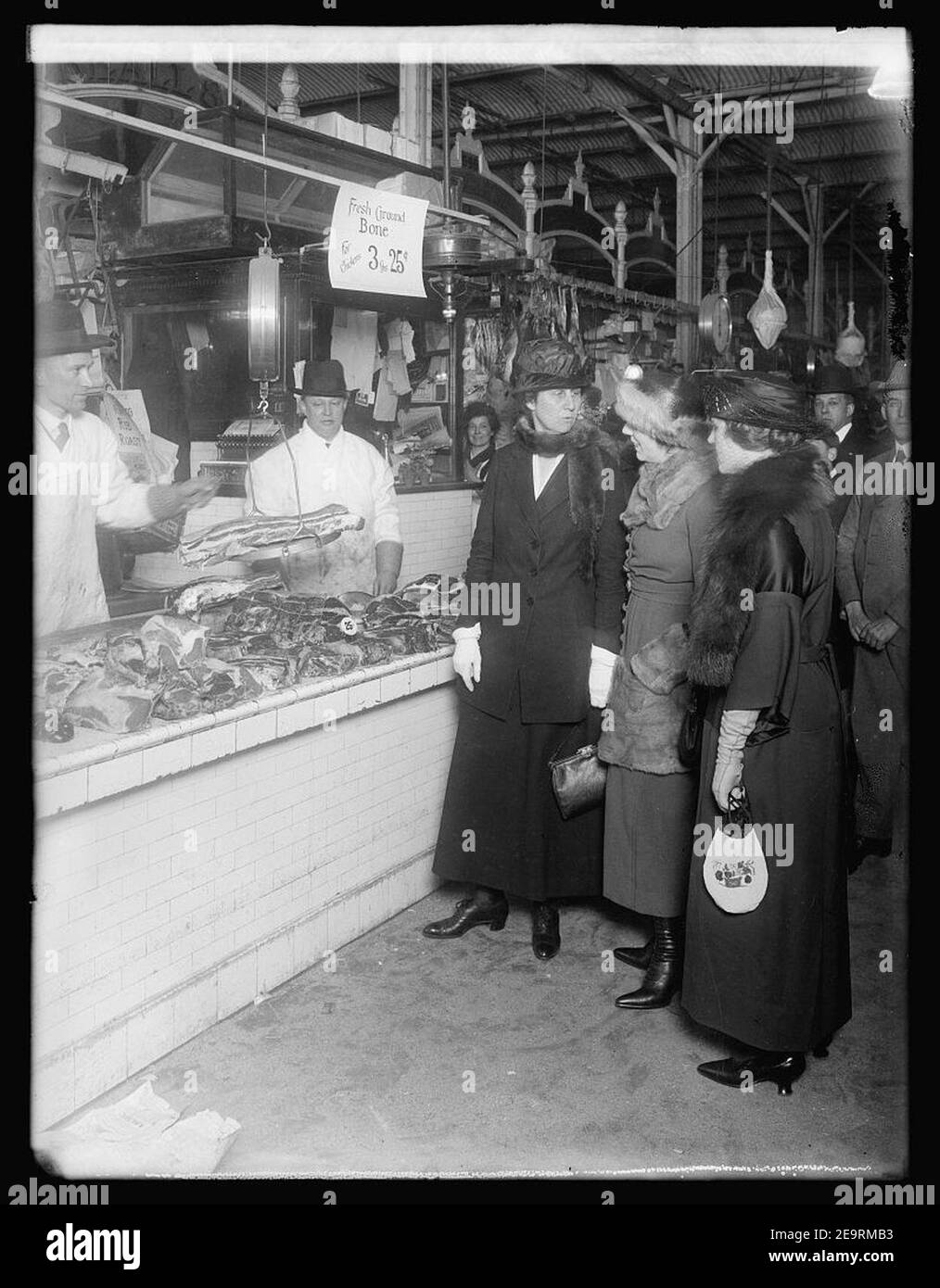 Mrs. Houston, Mrs. Robbins, & Mrs. Grayson in mkt Stock Photo - Alamy