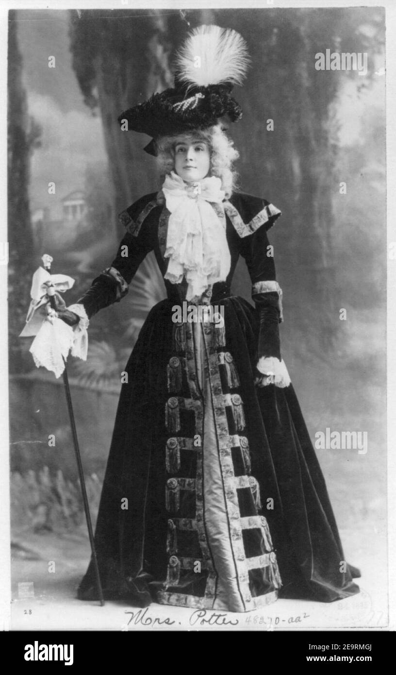 Mrs. James Brown Potter, 1859-1936 Stock Photo - Alamy