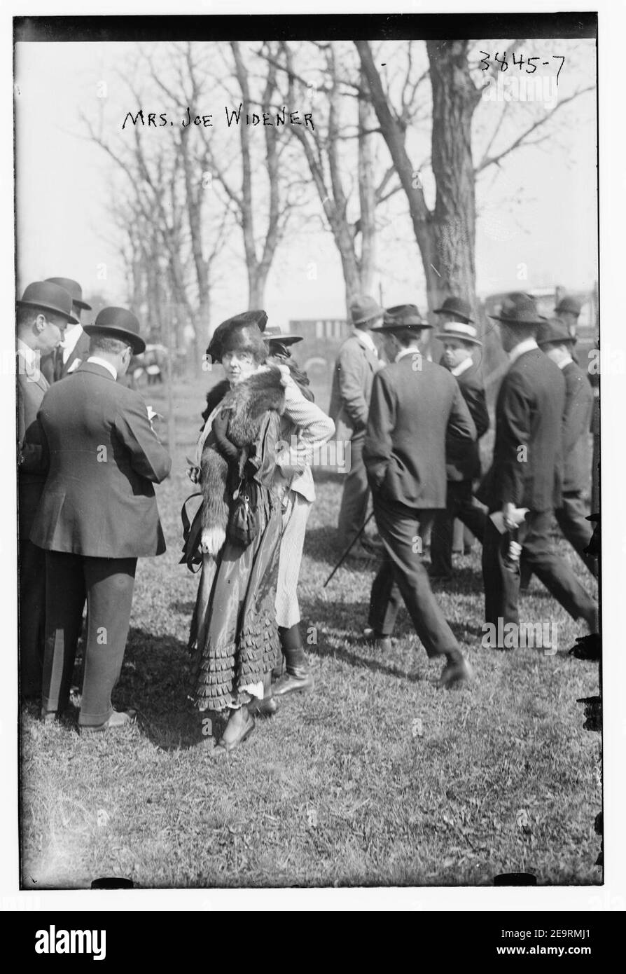 Mrs. Joe Widener Stock Photo - Alamy