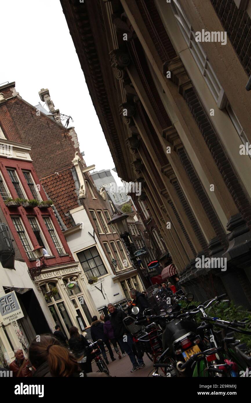 Amsterdam bike rack hi-res stock photography and images - Alamy