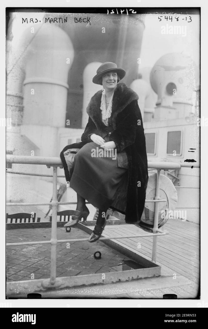 Mrs. Martin Beck Stock Photo - Alamy