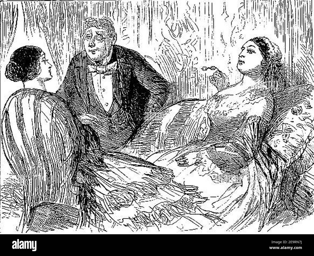 Mrs. Merdle, Mr. Sparkler, and Fanny Stock Photo - Alamy