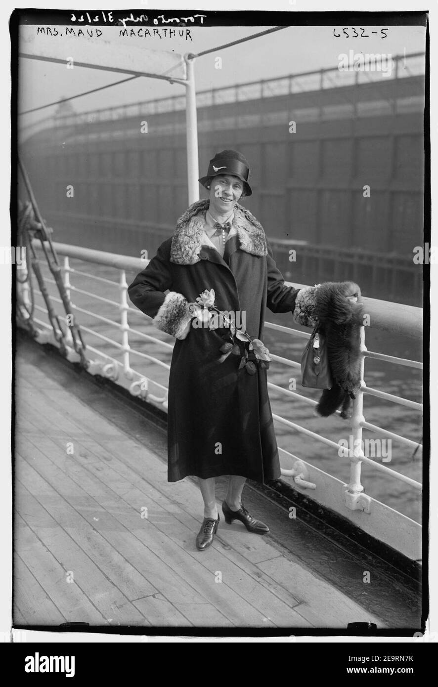 Mrs. Maud Macarthur Stock Photo - Alamy