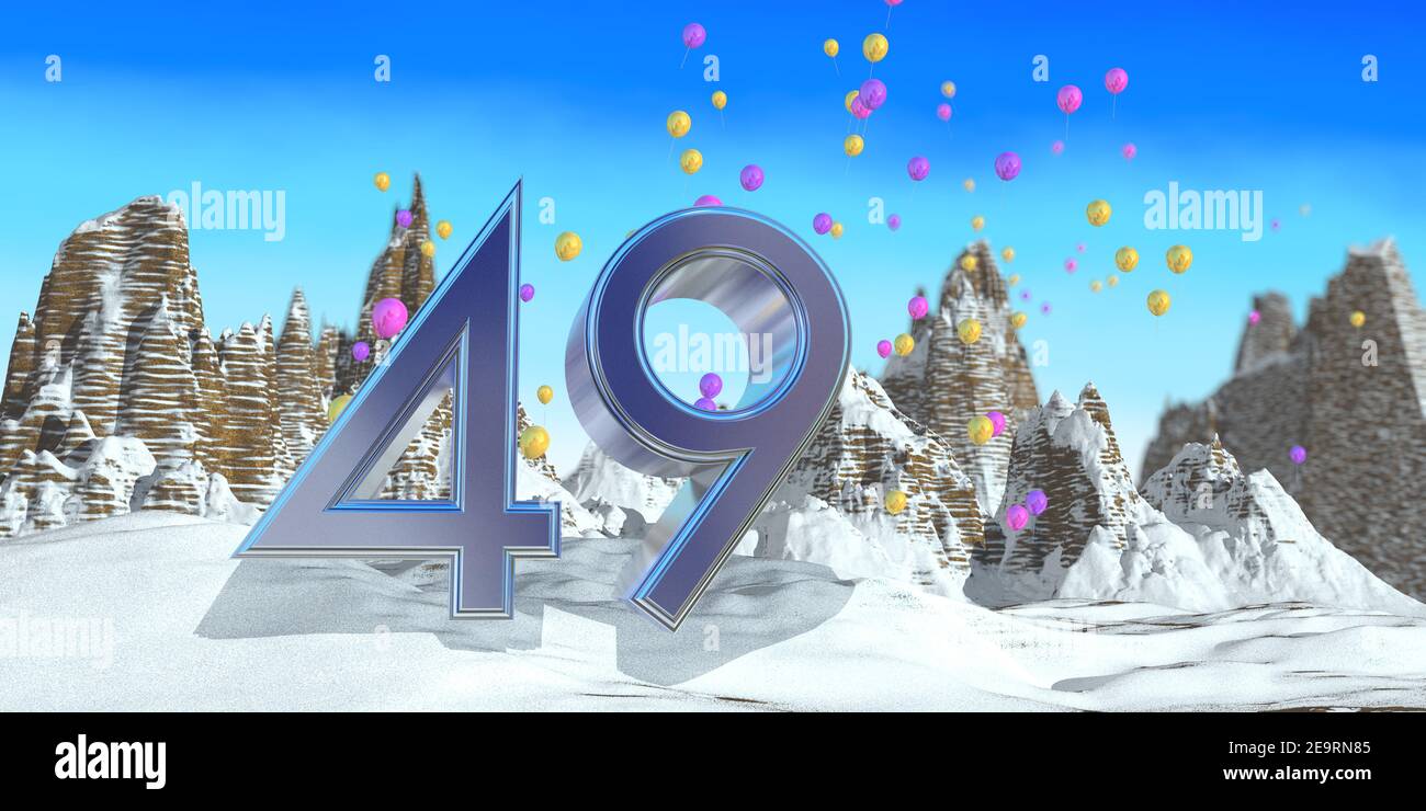 Balloon number 49 hi-res stock photography and images - Alamy