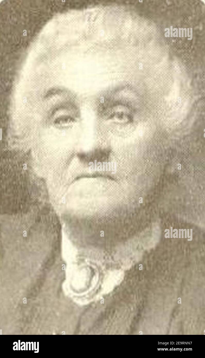 Mrs. Sarah J. Sprague (aka Sarah J. Milliken), c. 1910 Stock Photo - Alamy