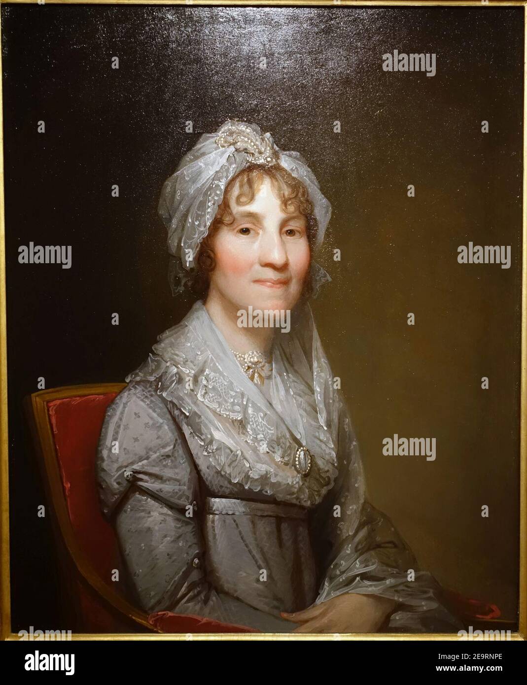 Mrs. Sarah Parkman by Gilbert Stuart, c. 1810 Stock Photo - Alamy