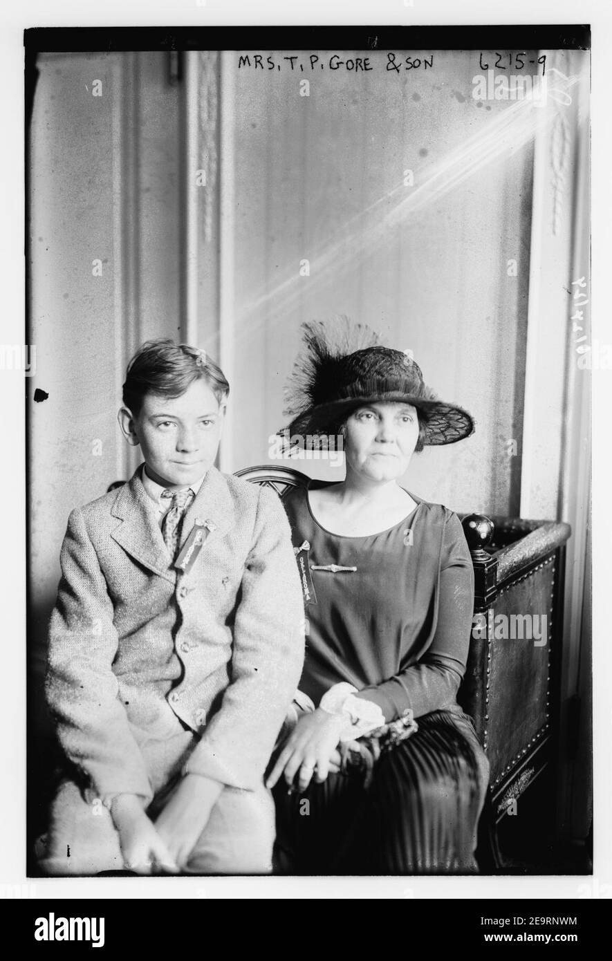Mrs. T.P. Gore & son Stock Photo - Alamy