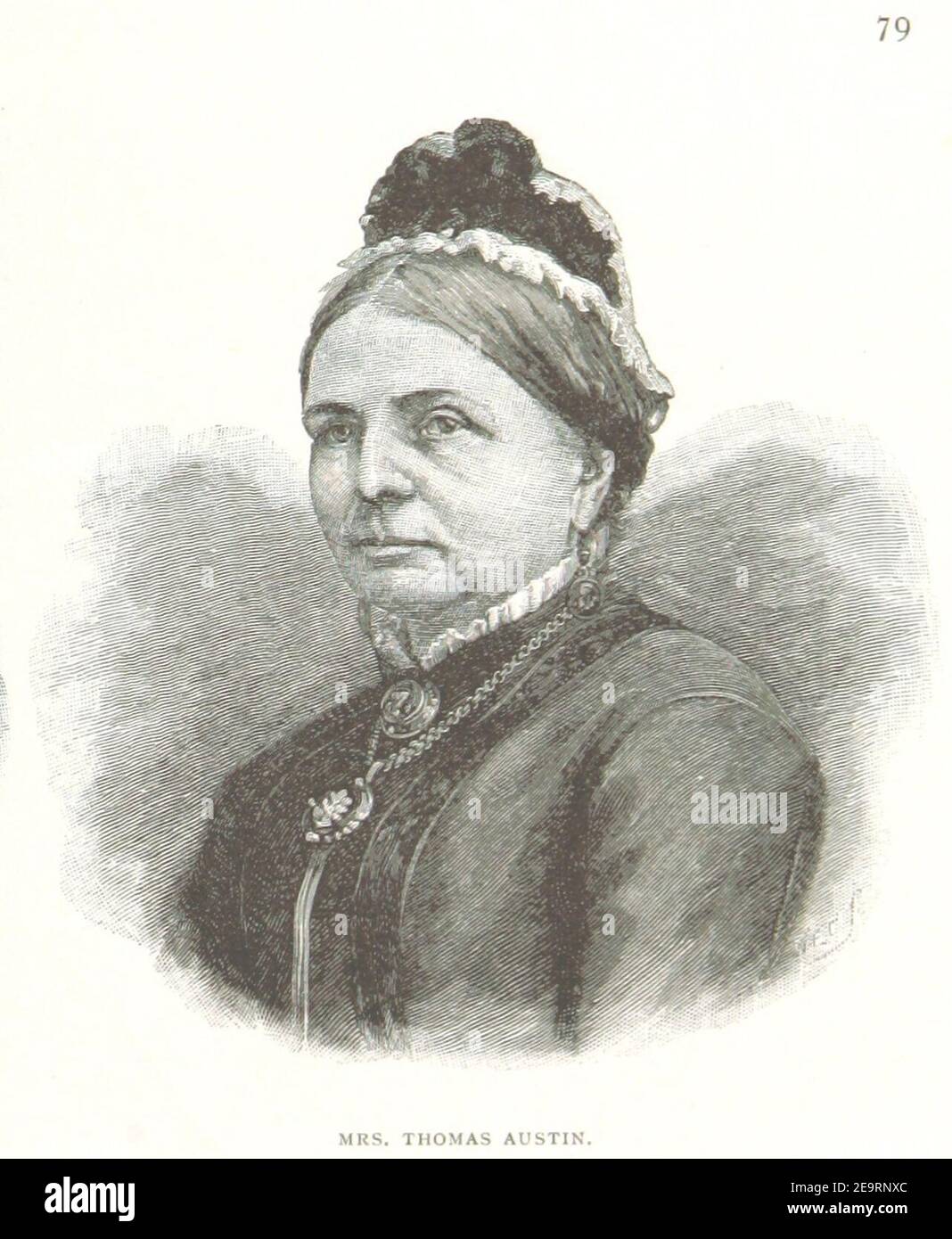 Mrs. Thomas Austin Stock Photo - Alamy