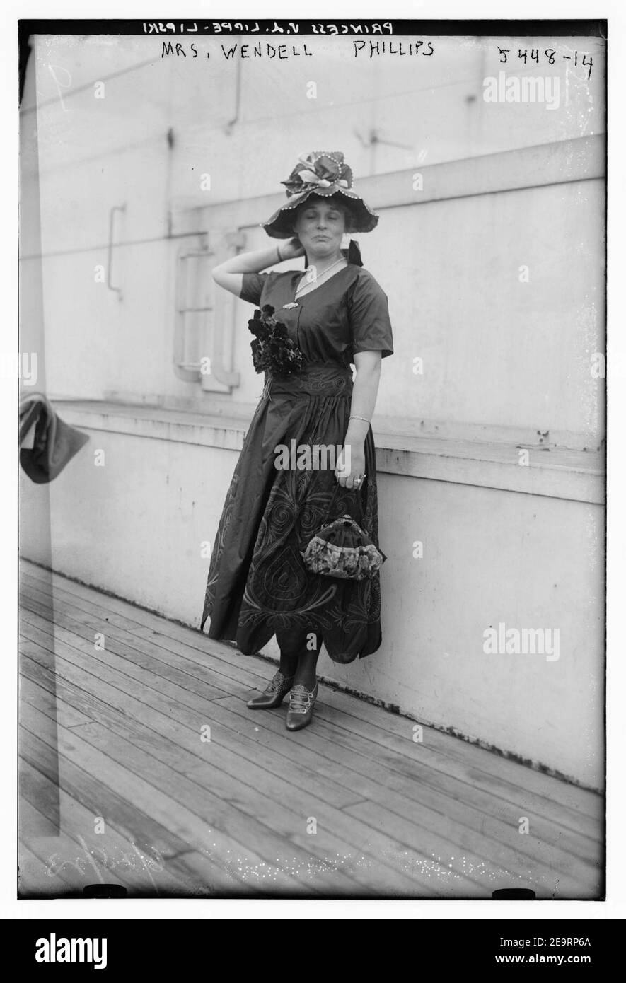 Mrs. Wendell Phillips Stock Photo - Alamy