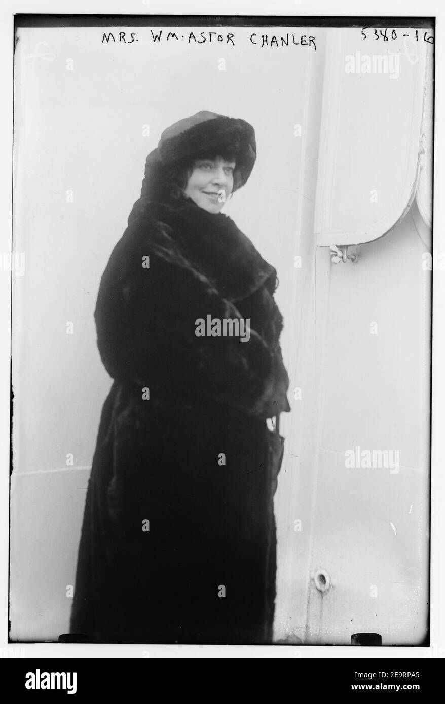 Mrs. Wm. Astor Chanler Stock Photo - Alamy