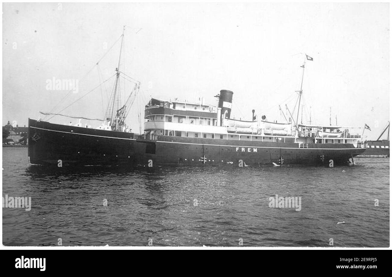 MS Frem 1924 - NFKJ Stock Photo - Alamy