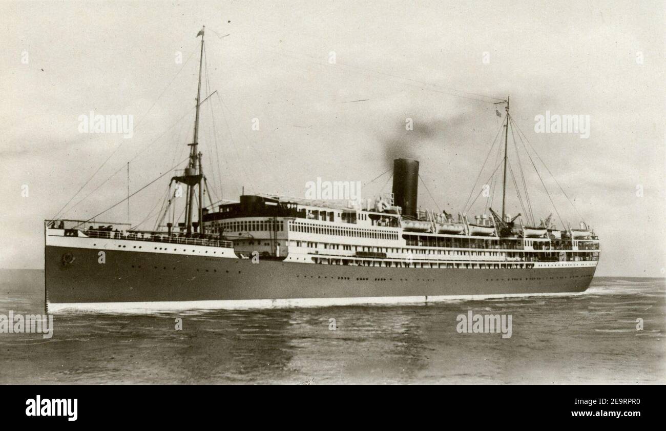 MS Sibajak launch 1927 Stock Photo - Alamy