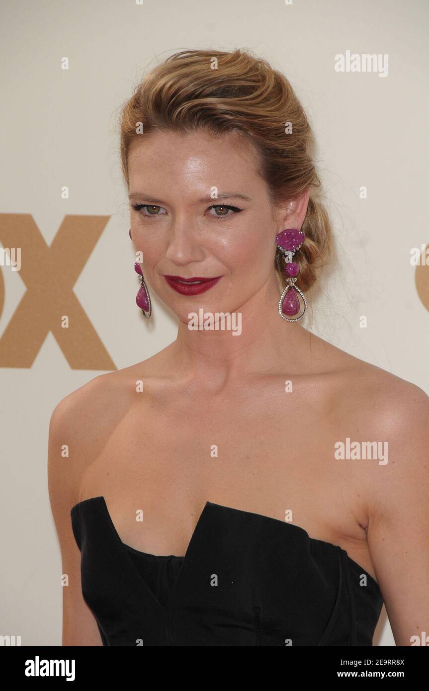 Anna Torv at the 2011 Primetime Emmy Awards at the Nokia Theatre L.A ...