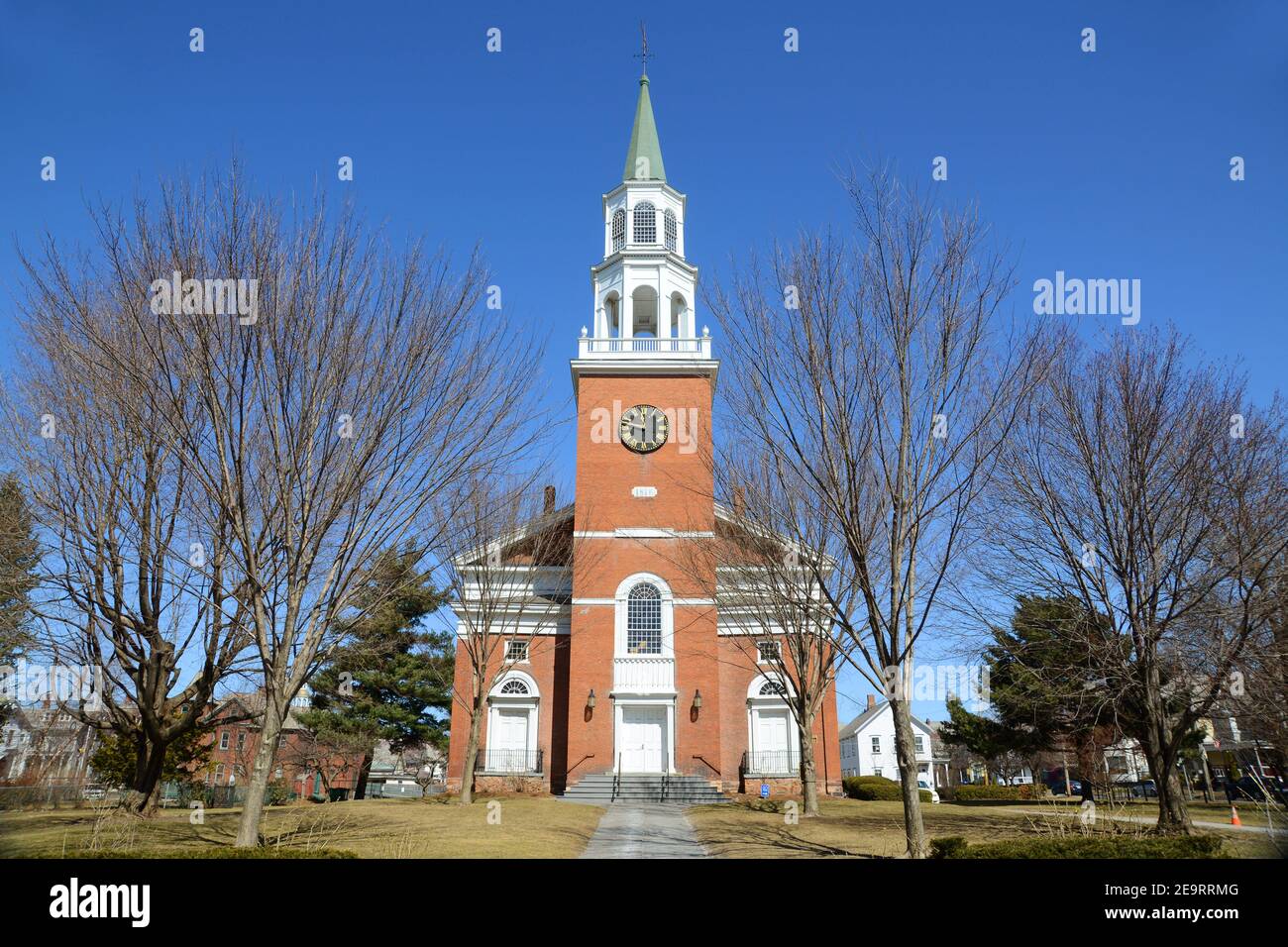 First Unitarian Church was built in 1816 at the head of Church Street ...