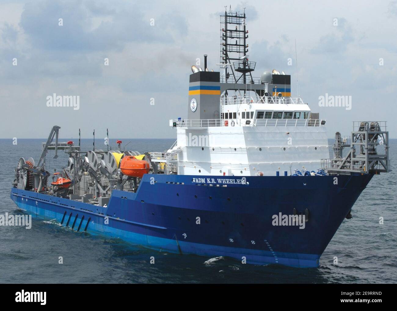 MSC-chartered MV VADM K.R. Wheeler Stock Photo - Alamy