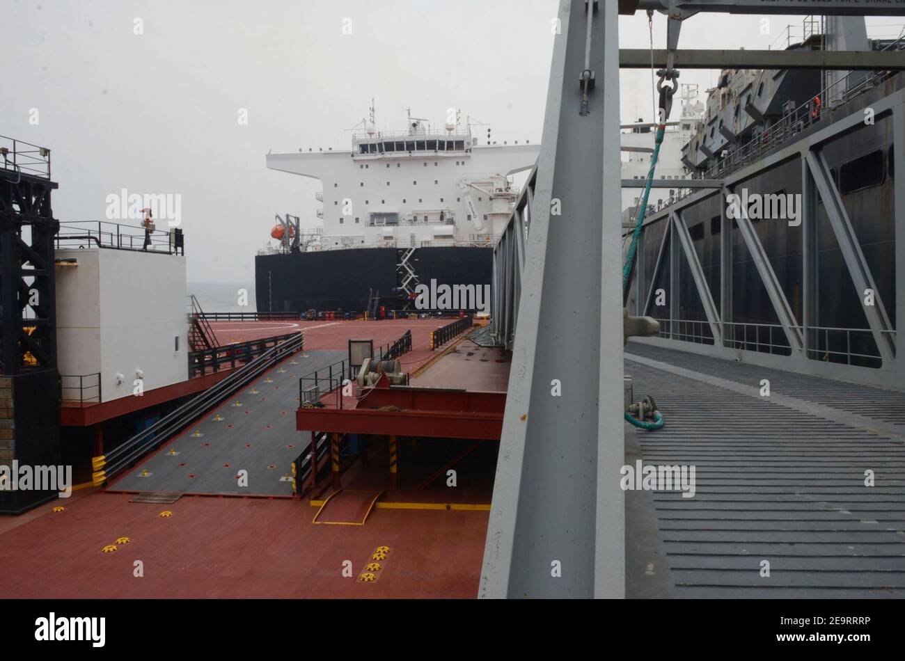 MSC's USNS Stockham and USNS Montford Point perform 'skin-to-skin ...