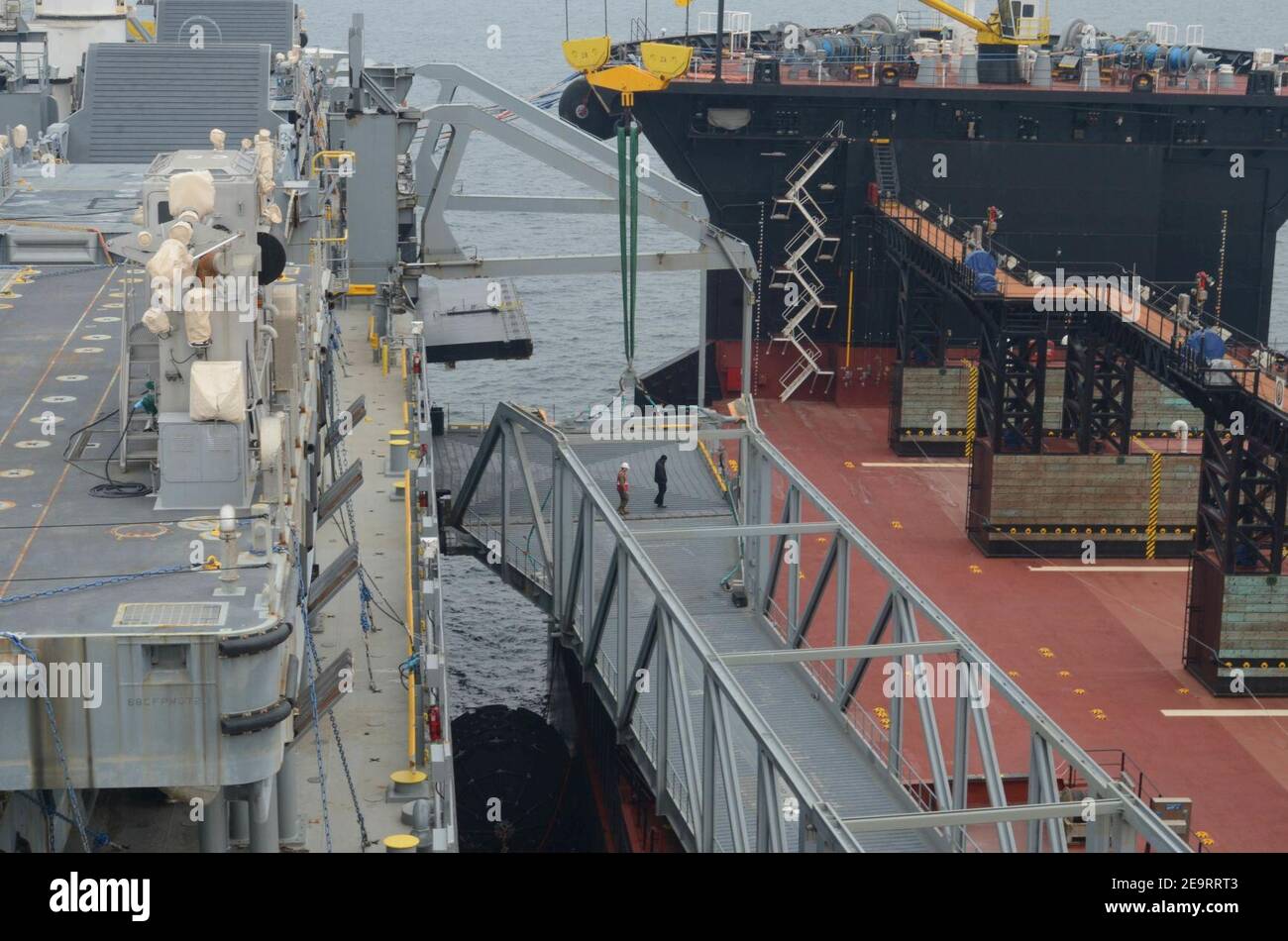 MSC's USNS Stockham and USNS Montford Point perform 'skin-to-skin ...