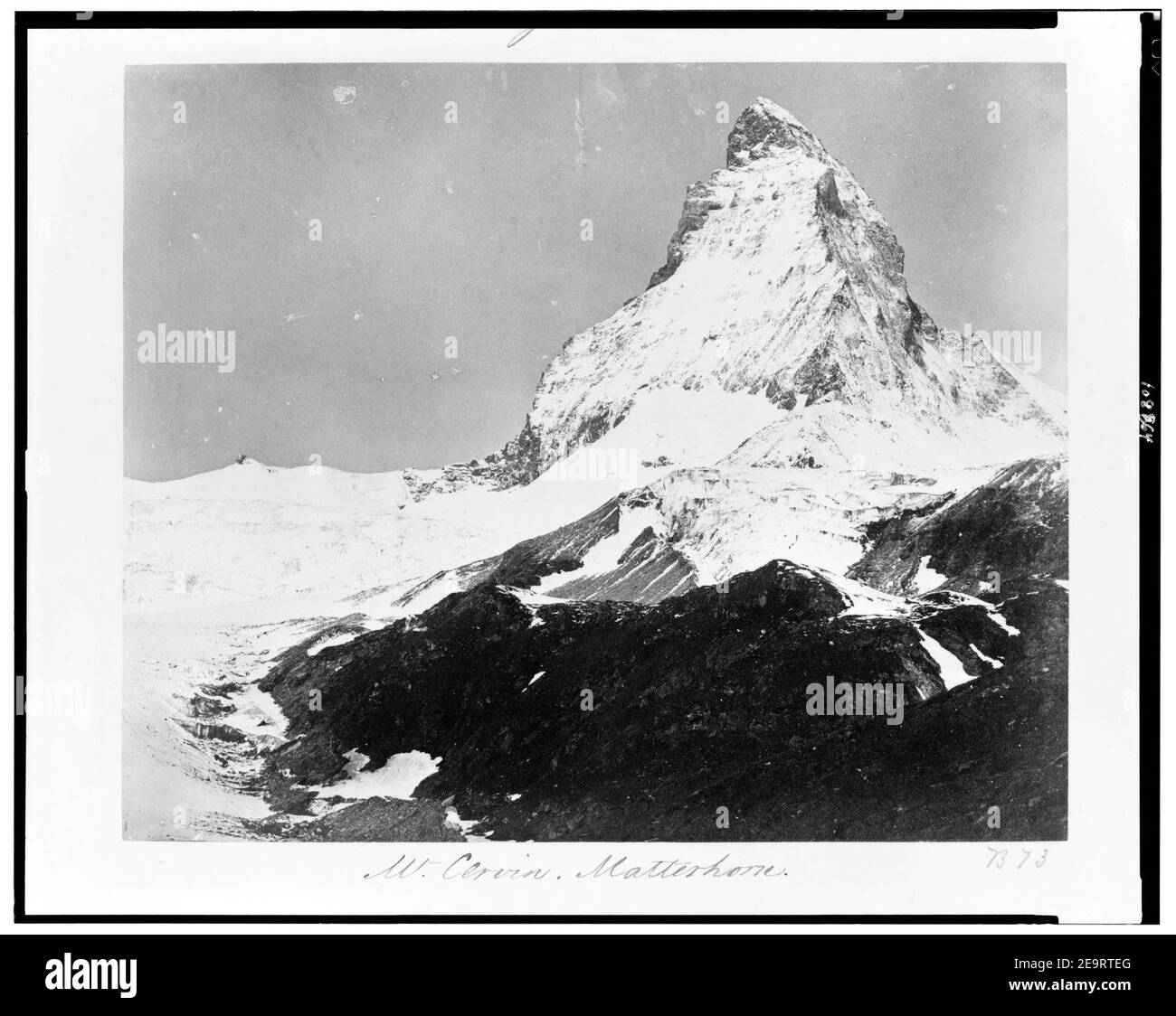 Mt. Cervin. Matterhorn Stock Photo - Alamy