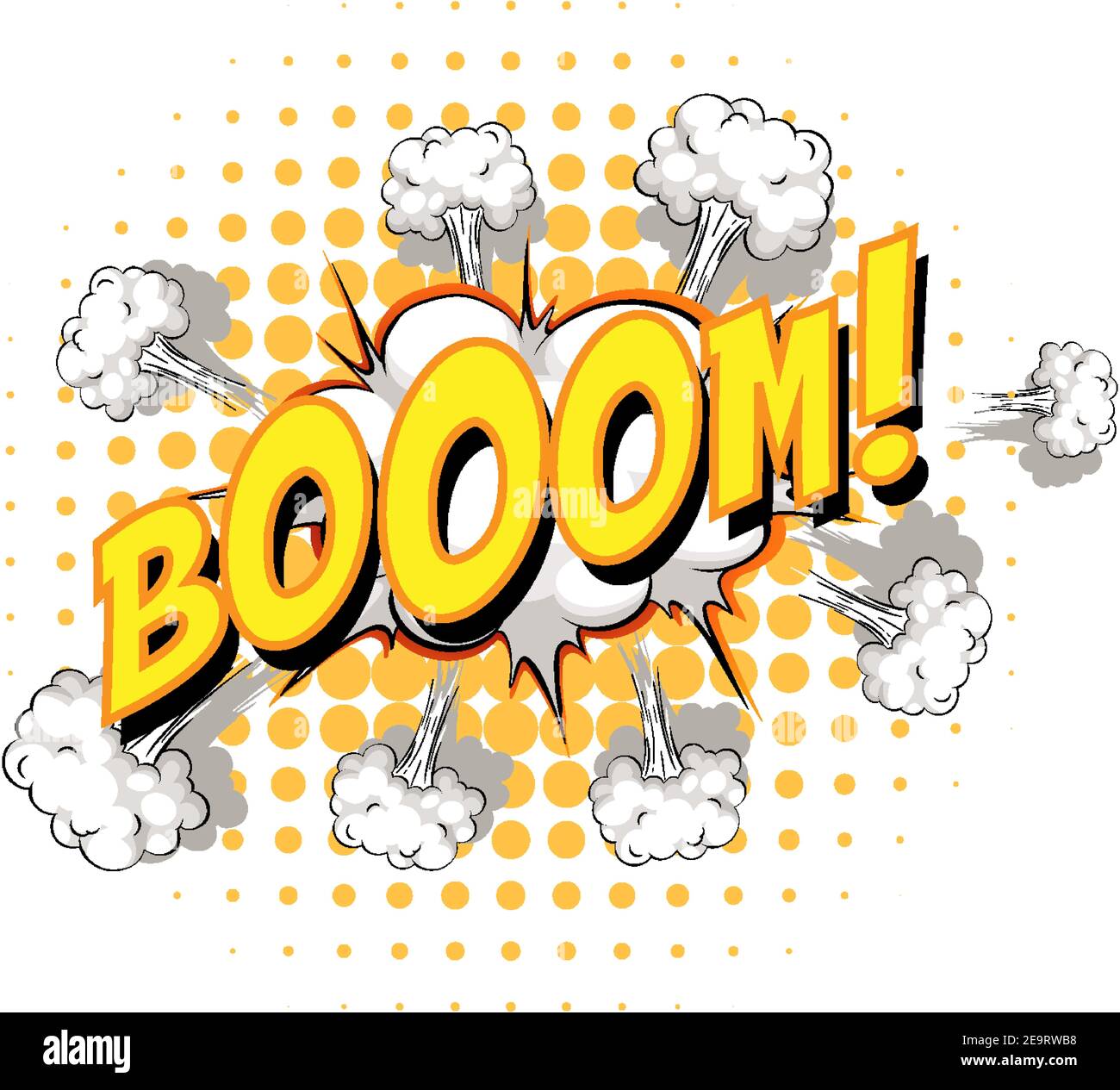 Comic speech bubble with boom text illustration Stock Vector Image ...