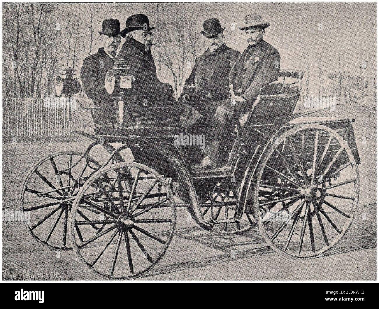 Mueller-Benz car 1895 Stock Photo - Alamy