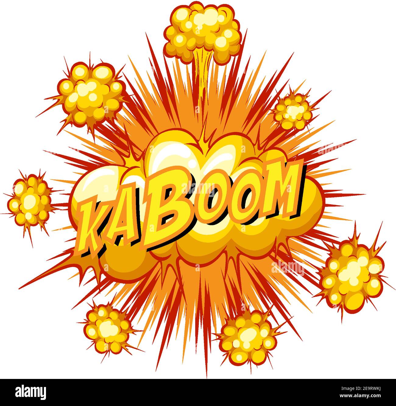 Comic speech bubble with kaboom text illustration Stock Vector Image ...