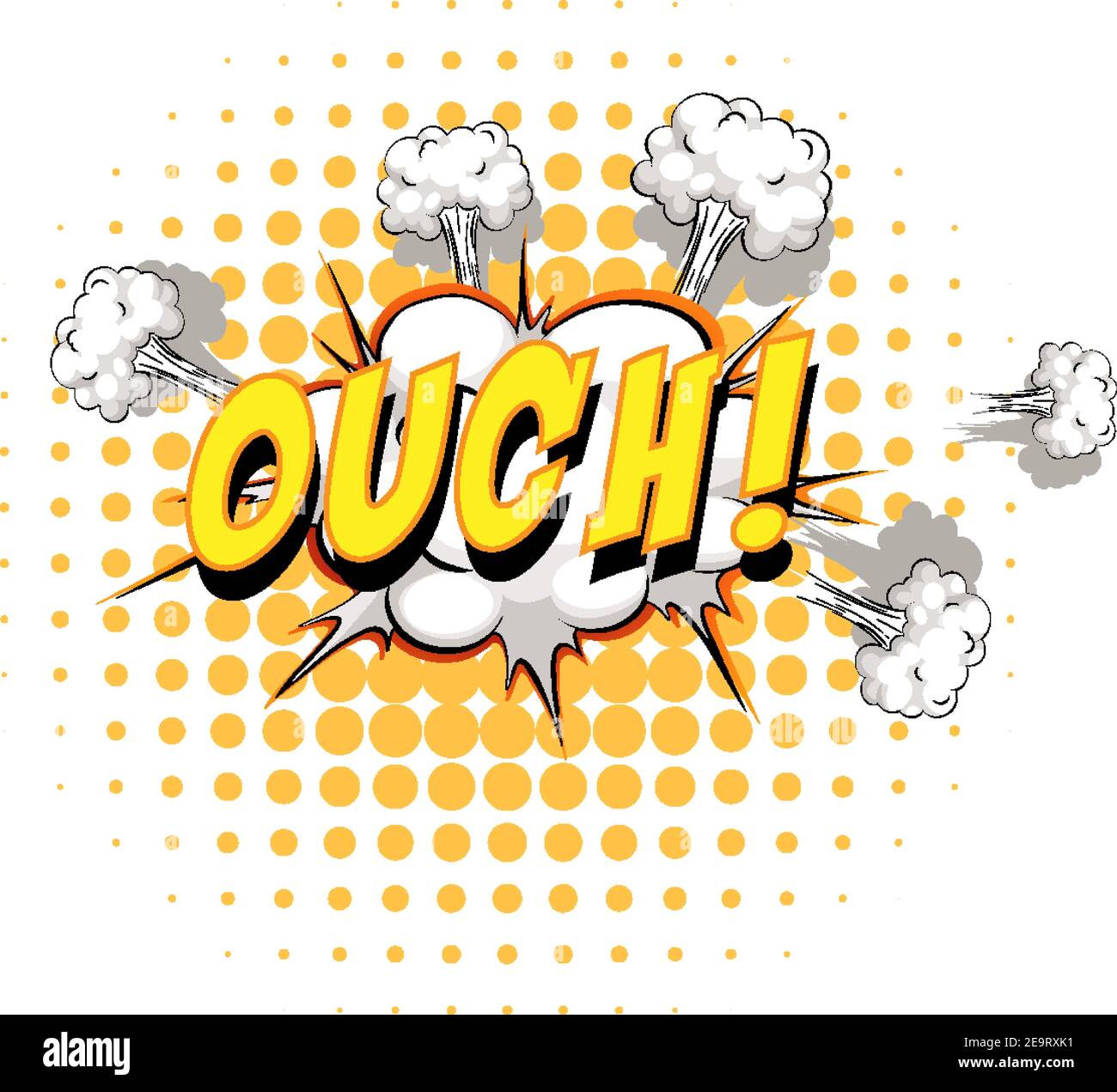 Ouch vector vectors hi-res stock photography and images - Alamy